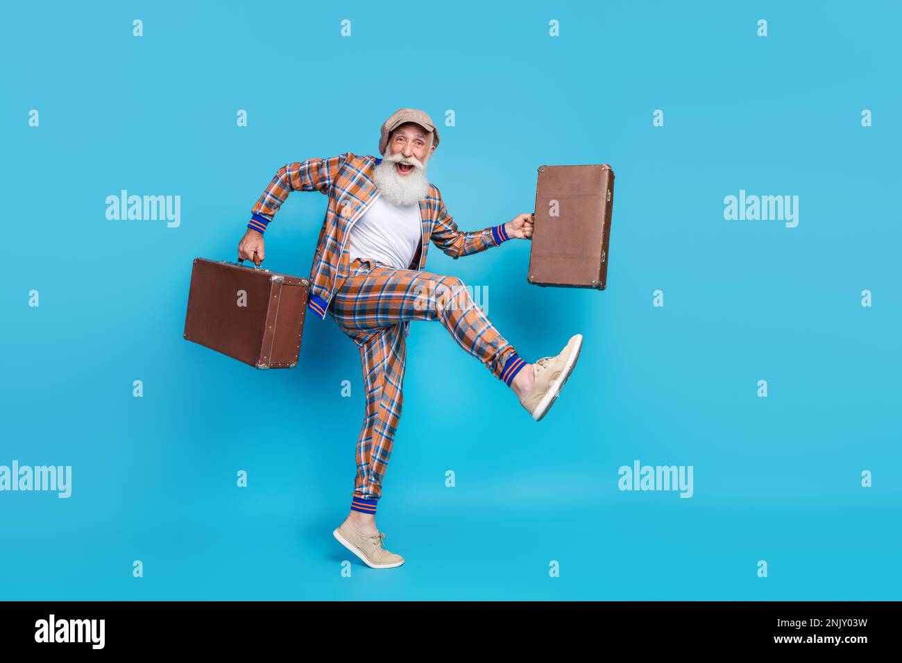 Sneaky mature grandfather man hi-res stock photography and images - Alamy