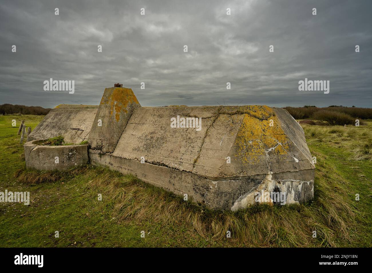 German gun bunker 1944 hi-res stock photography and images - Alamy