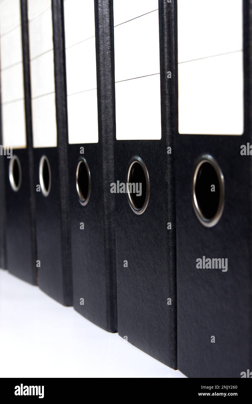 black document files Stock Photo - Alamy
