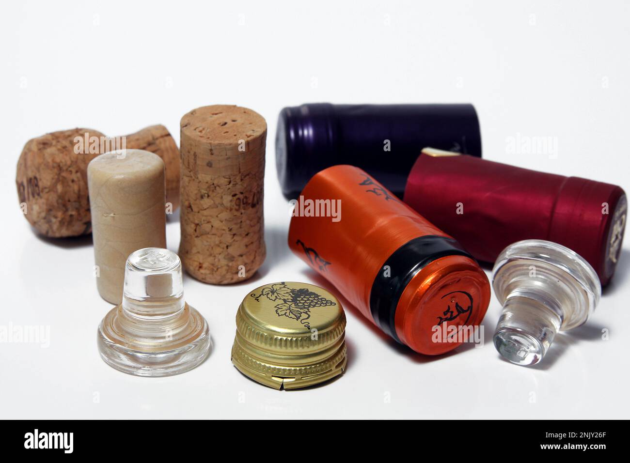 different bottle stoppers Stock Photo - Alamy