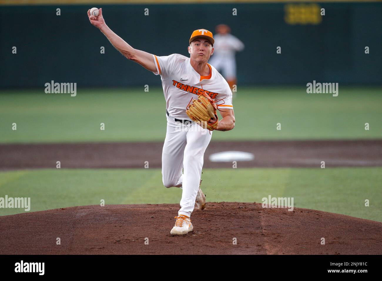 Tennessee Volunteers starting pitcher Blade Tidwell (29) in action ...