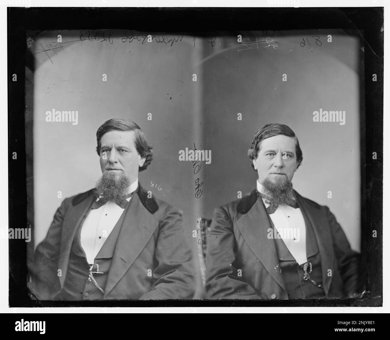 A portrait of Hon. Jonathan Taylor Updegraff, a surgeon in the Union Army during the American ...