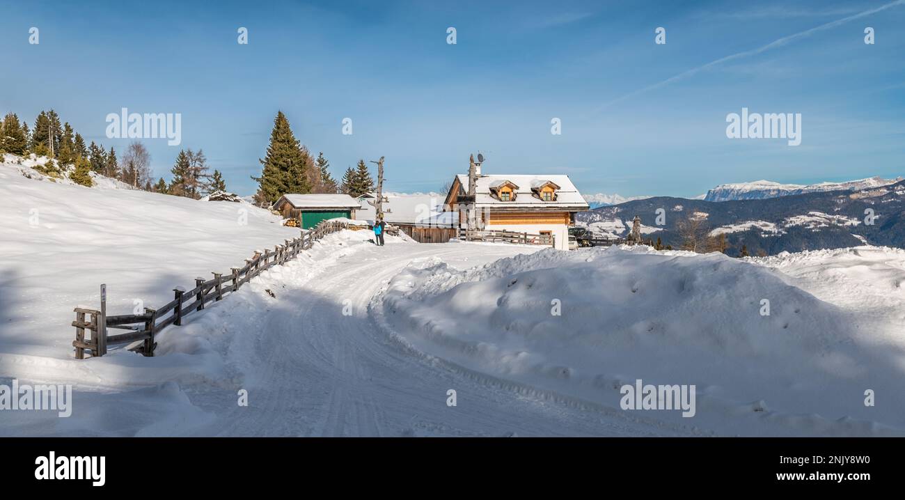 Horn alm at the Trudner Horn Nature Park (Italian: Parco naturale Monte ...