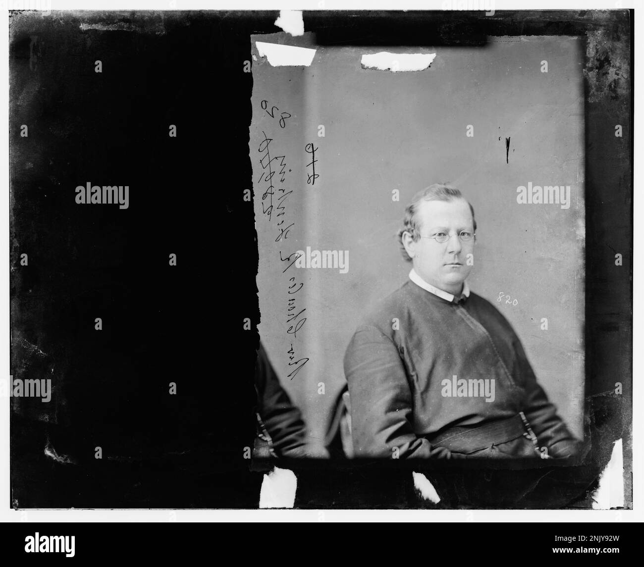 Portrait of Rev. Charles Jenkins, a notable religious leader, captured ...
