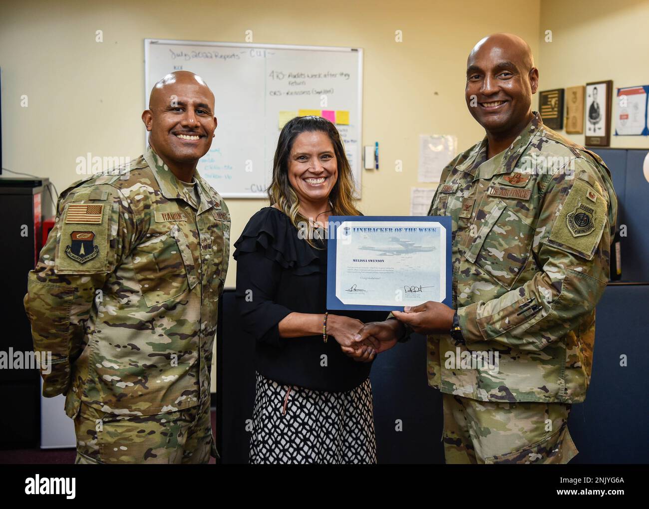 Melissa Swenson, a communications security account manager with the ...