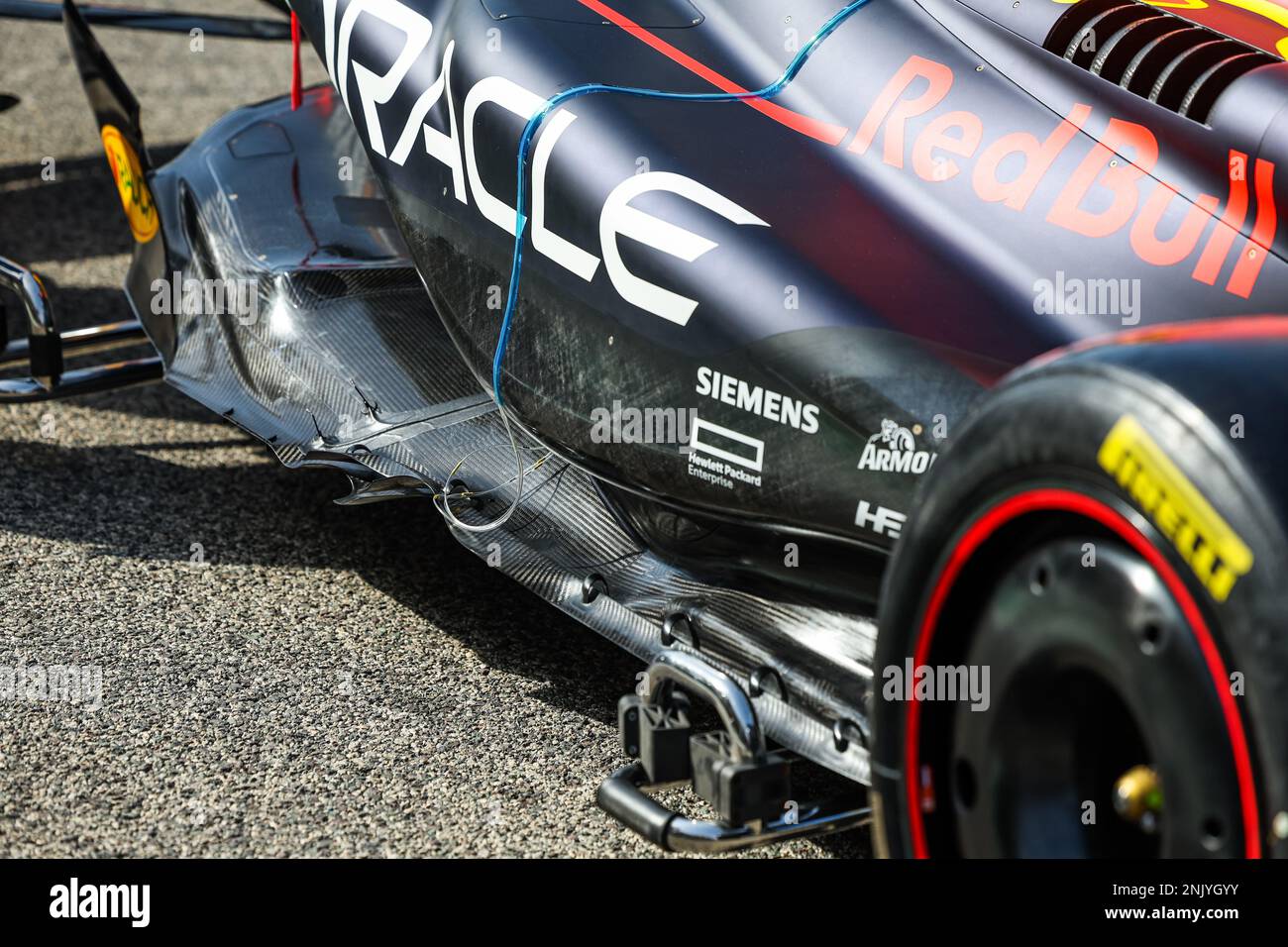 Sakhir, Bahrain - 23/02/2023, Technical details of the Red Bull Racing ...