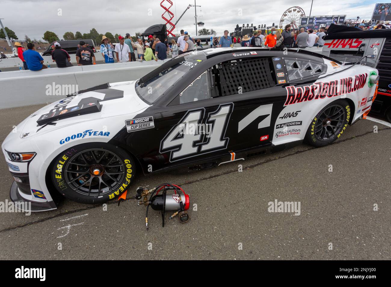 SONOMA, CA - JUNE 12: The car of Cole Custer (41) in the Autodesk ...