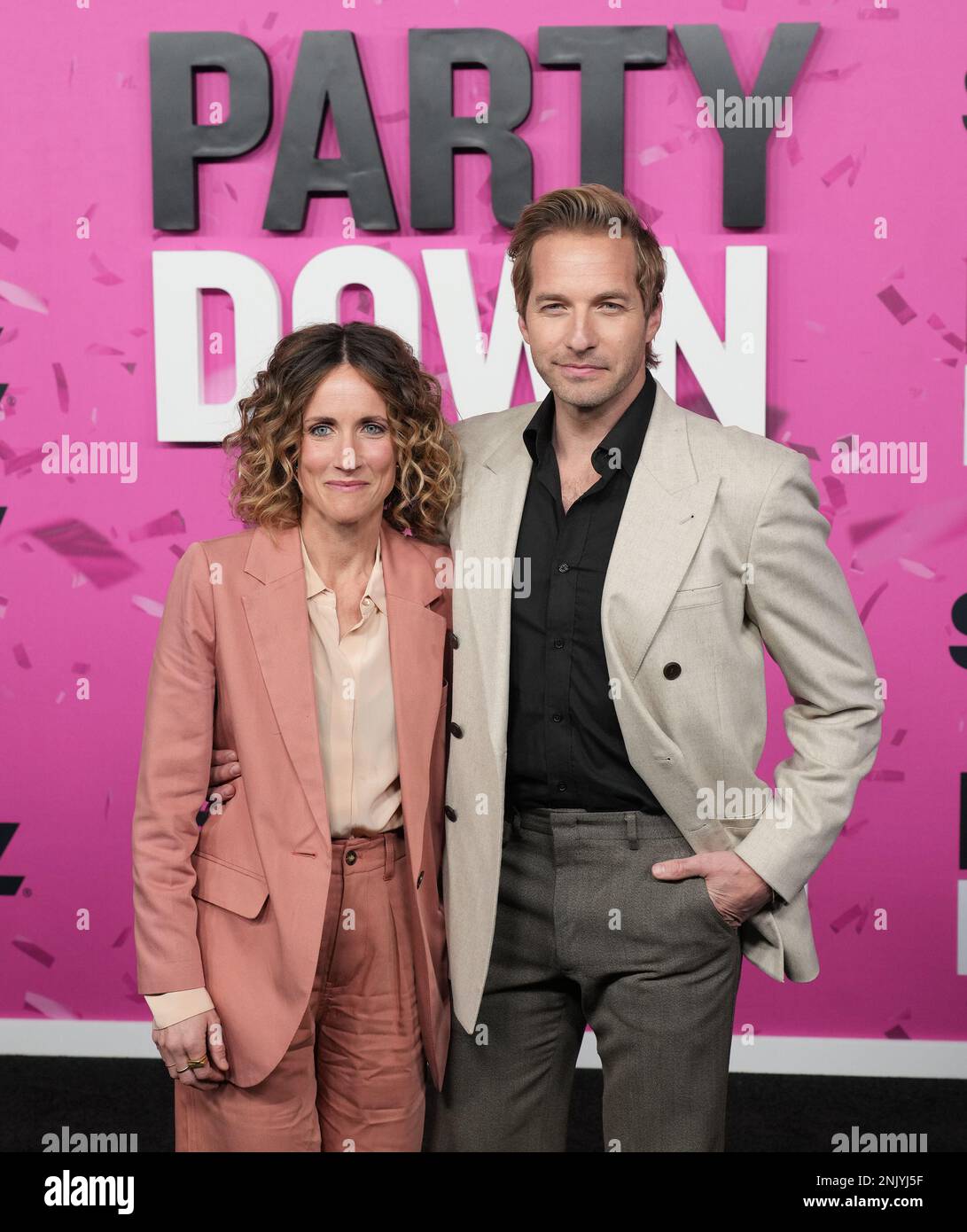 Westwood, CA, February 22, 2023. (L-R) Amy Russell and Ryan Hansen at ...