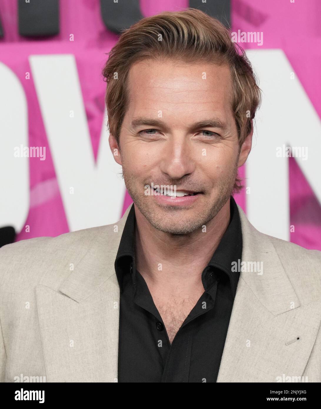 Los Angeles, USA. 22nd Feb, 2023. Ryan Hansen arrives at the STARZ's ...
