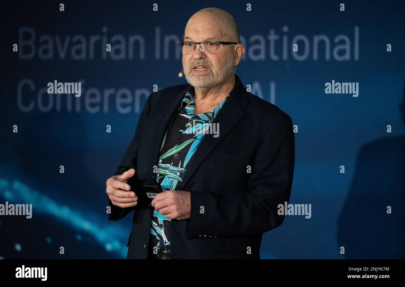 Munich, Germany. 23rd Feb, 2023. Marc Raibert, Chairman of Boston ...