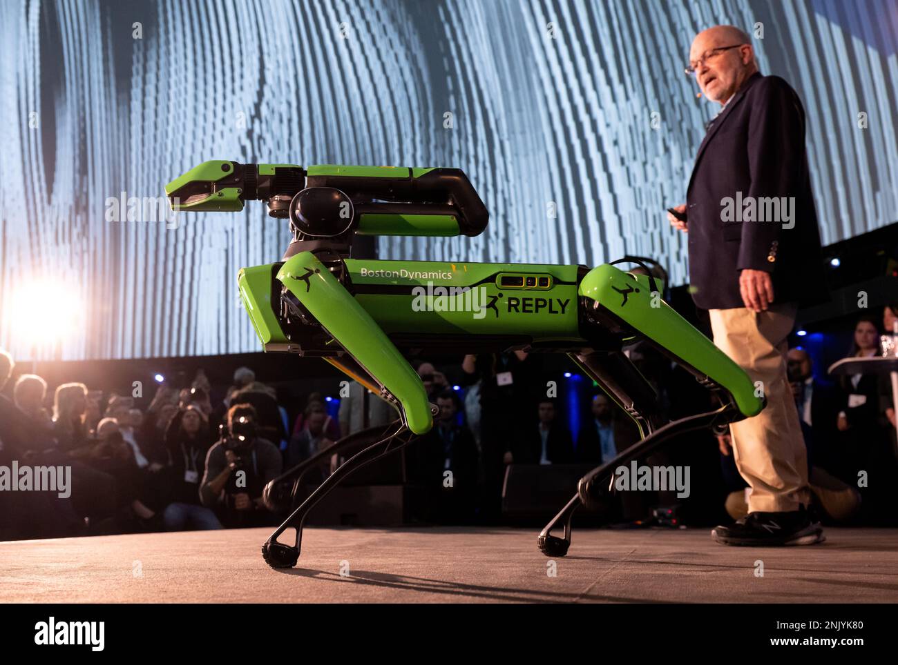 Munich, Germany. 23rd Feb, 2023. Marc Raibert, Chairman of Boston ...