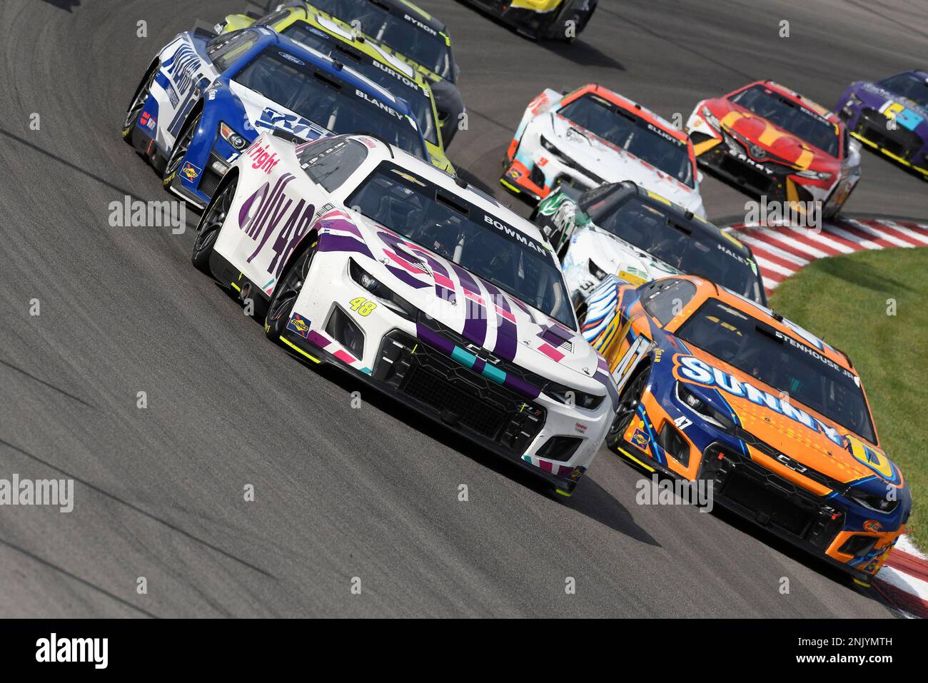 MADISON, IL - JUNE 05: Alex Bowman (48) Hendrick Motorsports NextGen ...