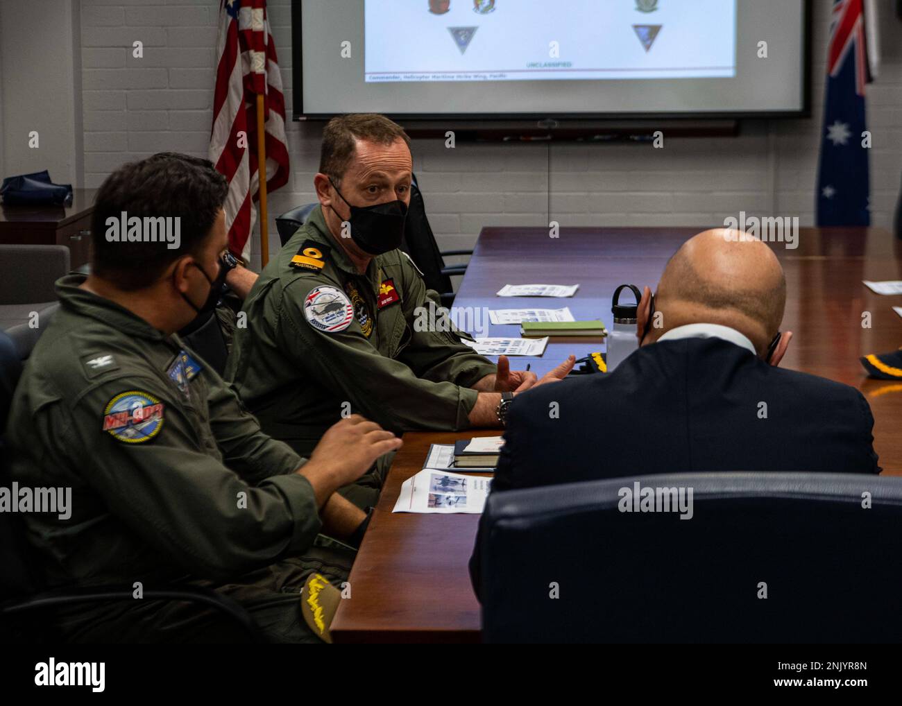Royal Australian Navy Commodore David Frost, Commander Fleet Air Arm ...