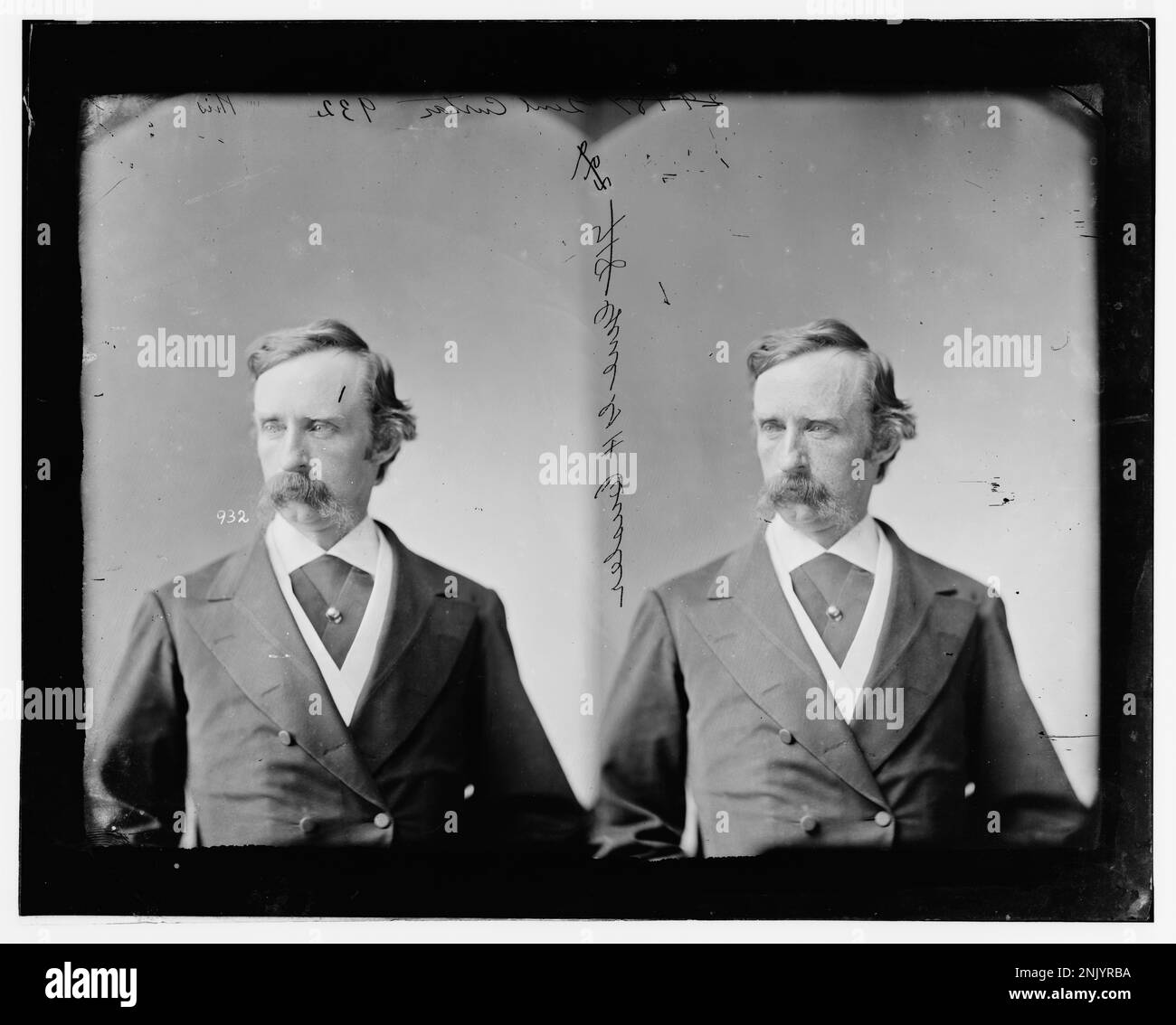 Portrait of General George Armstrong Custer, a U.S. Army officer known ...