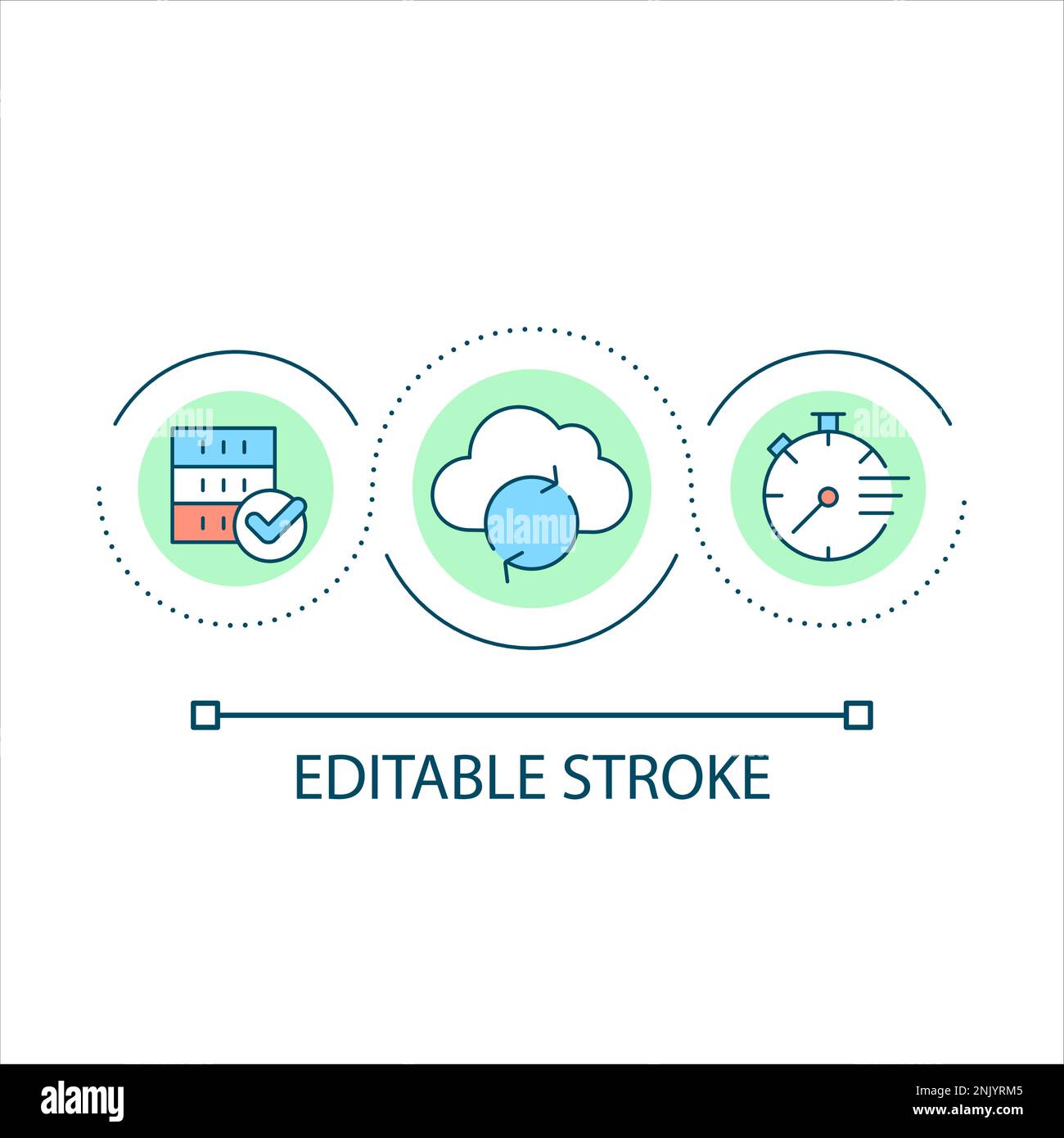 Storage loop Stock Vector Images - Alamy