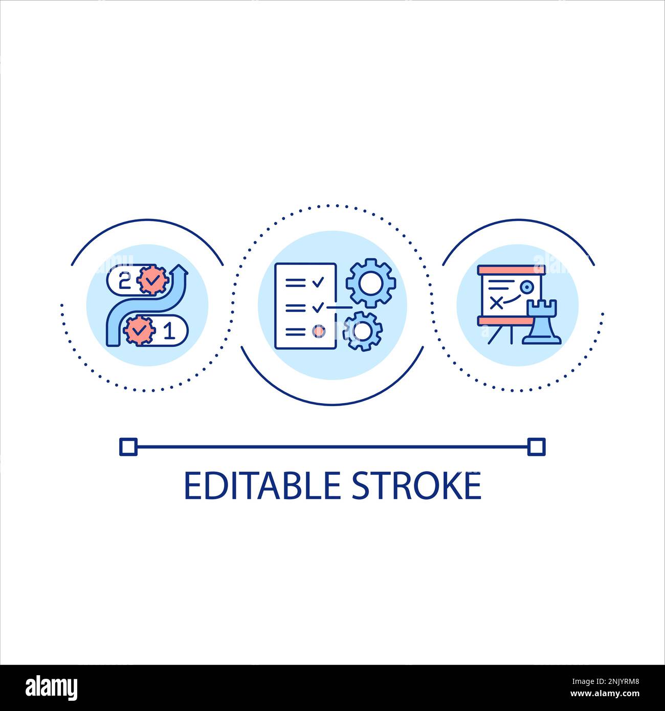 Plan optimization loop concept icon Stock Vector Image & Art - Alamy