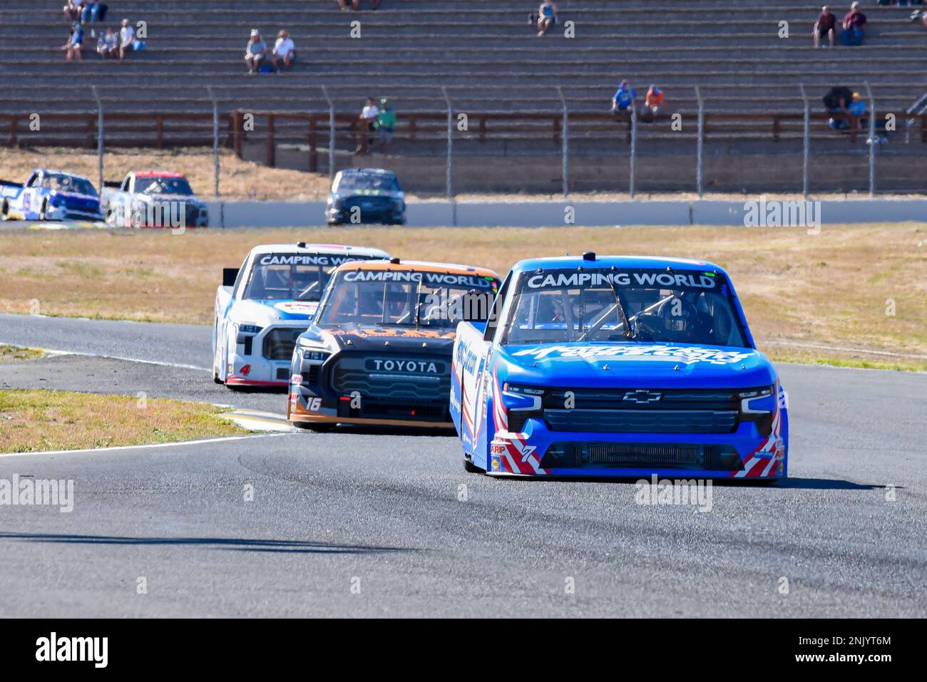 SONOMA, CA - JUNE 11: Alex Bowman (7) Spire Motorsports driving a ...