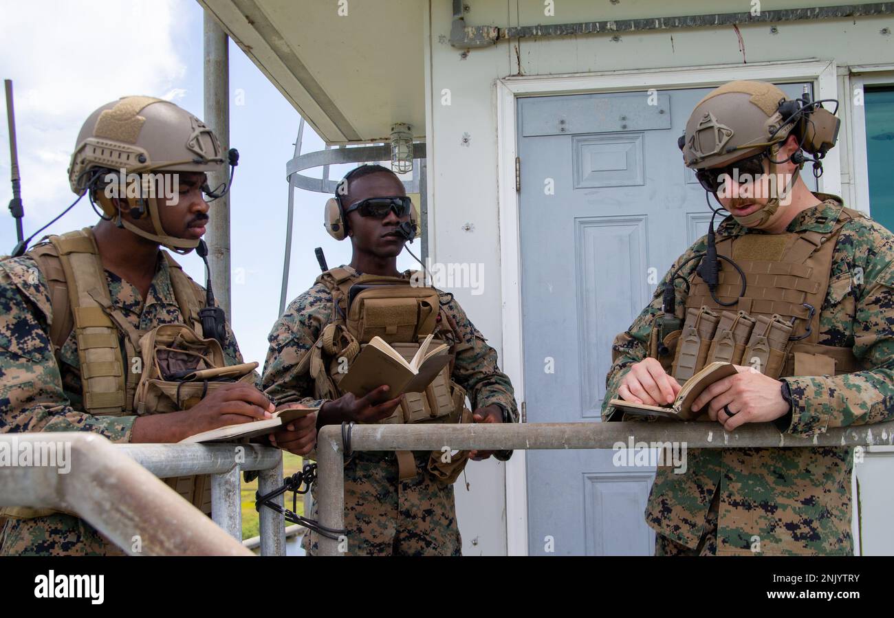 U.S. Marine Corps Capt. Thomas Licking, a forward air control officer ...