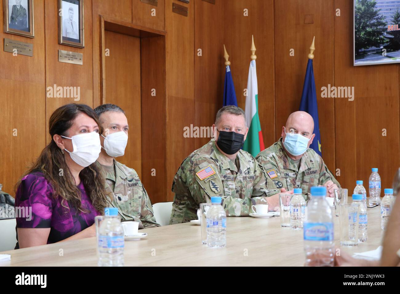 From L to R, U.S. Ambassador Herro Mustafa, U.S. Army Lt. Col ...