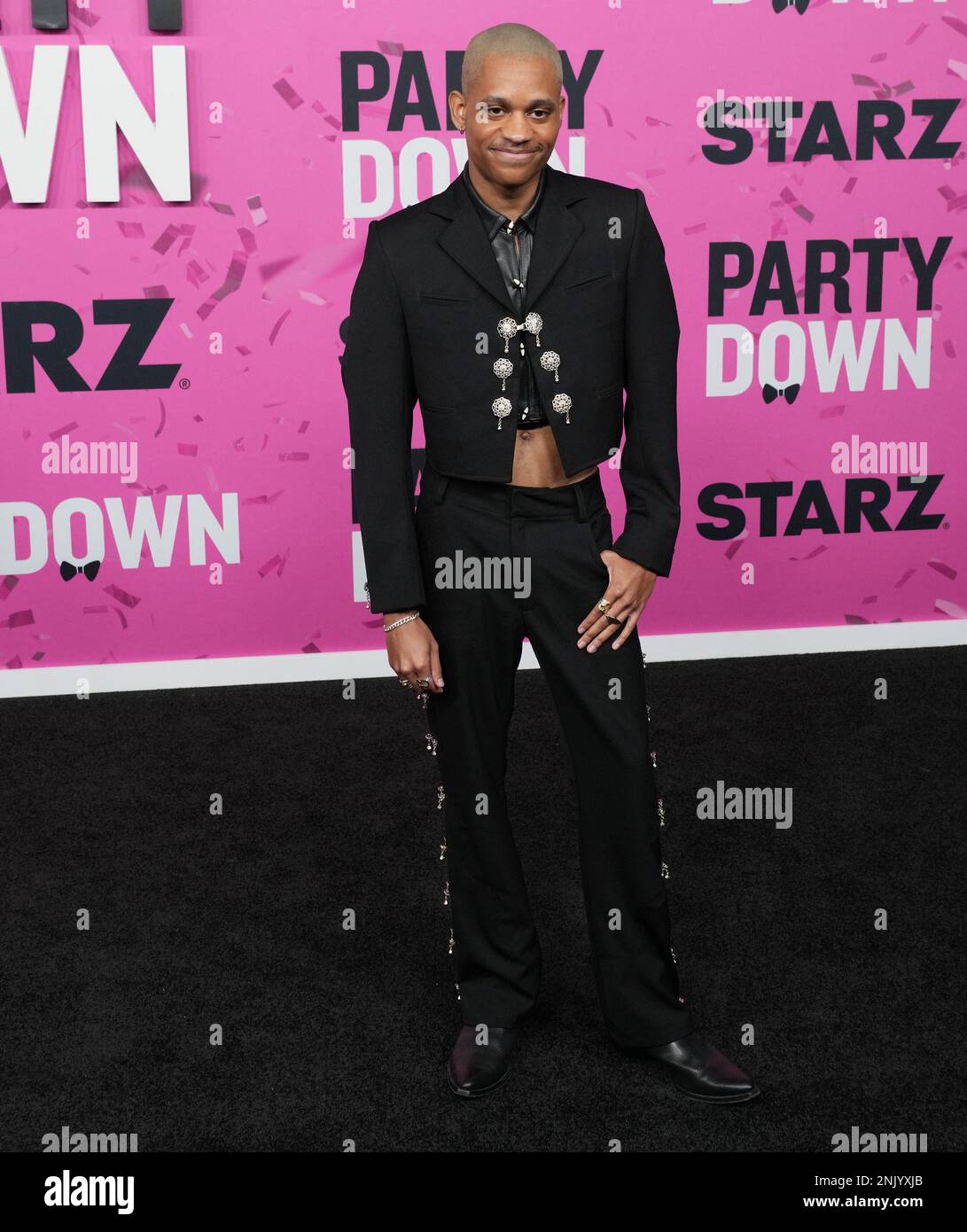 Tyrel Jackson Williams arrives at the STARZ's PARTY DOWN Season 3 ...