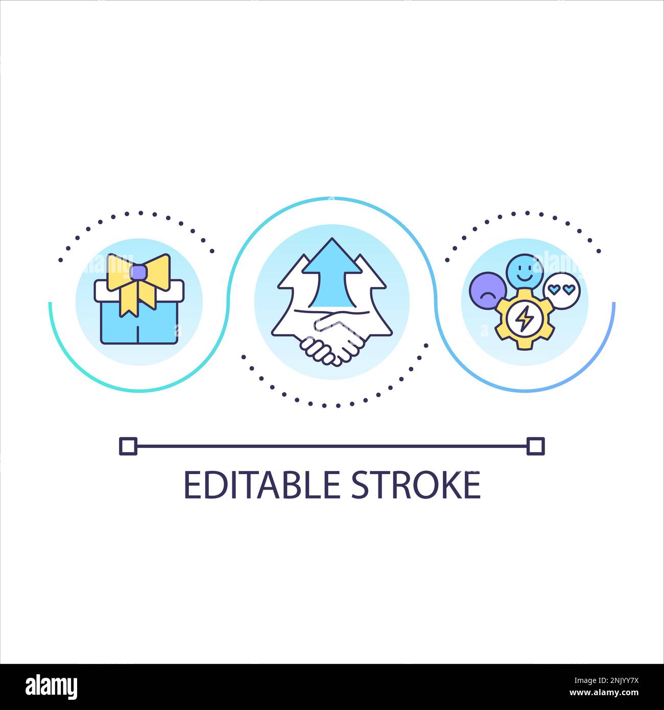 Customer feedback loop Stock Vector Images - Alamy