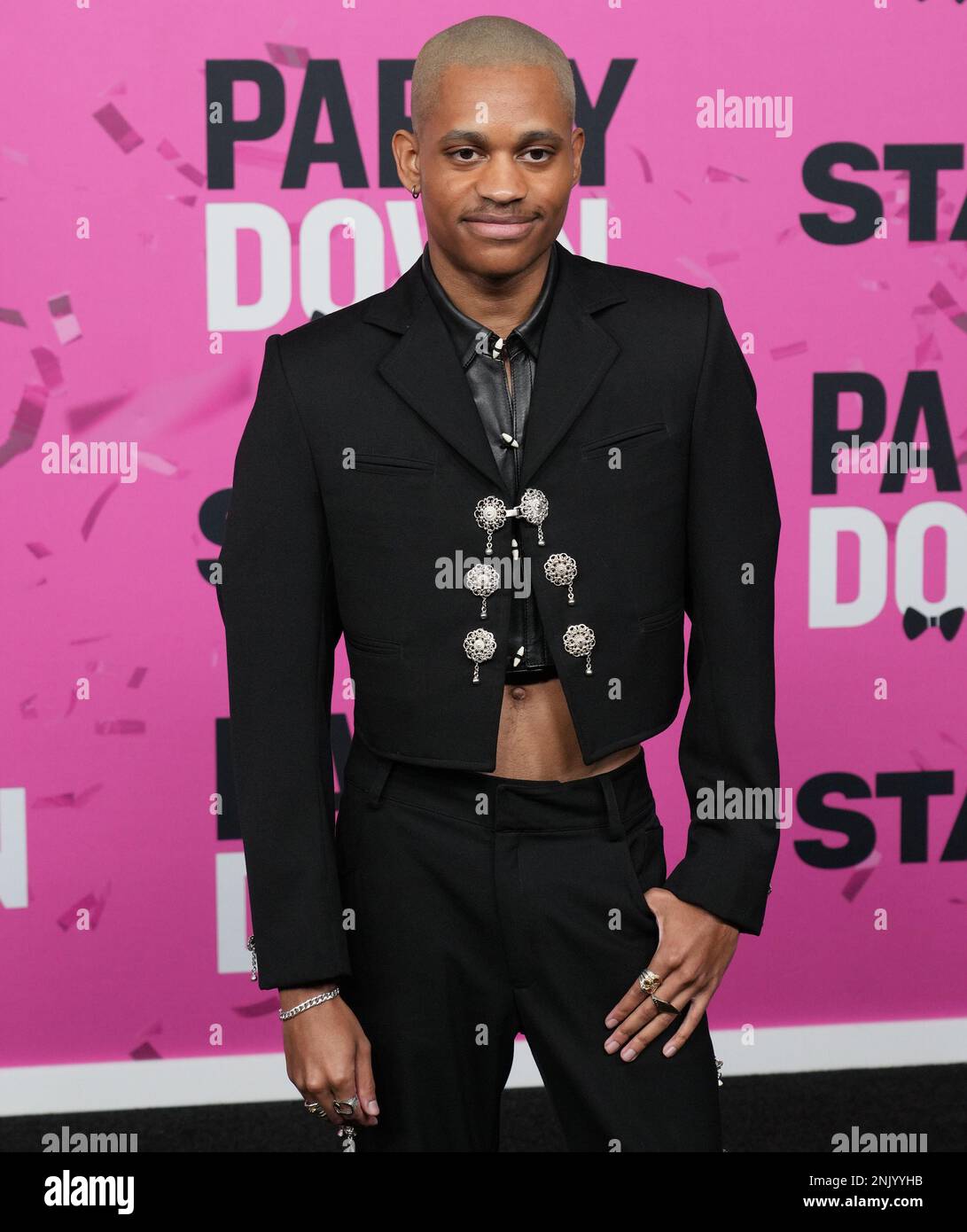Tyrel Jackson Williams arrives at the STARZ's PARTY DOWN Season 3 Premiere held at the Regency ...