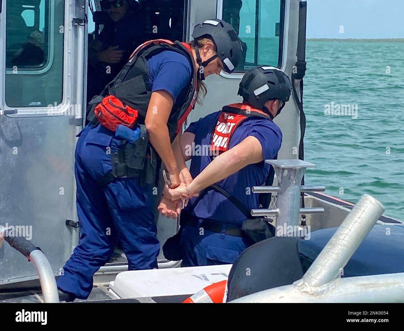 Coast Guard Station Islamorada boarding team member Seaman Andrea Stone ...