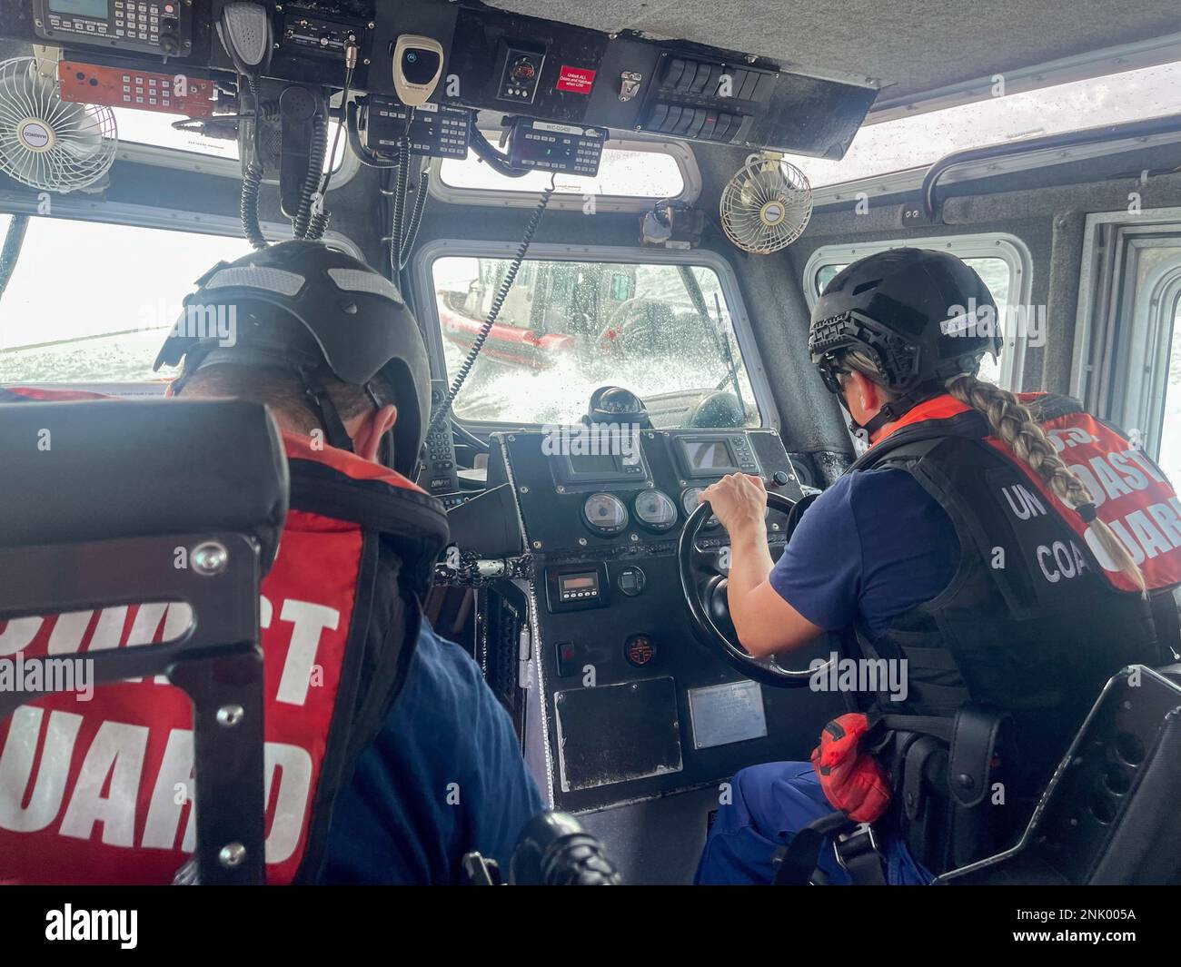 Coast Guard Station Islamorada coxswain Petty Officer 2nd Class Amanda ...