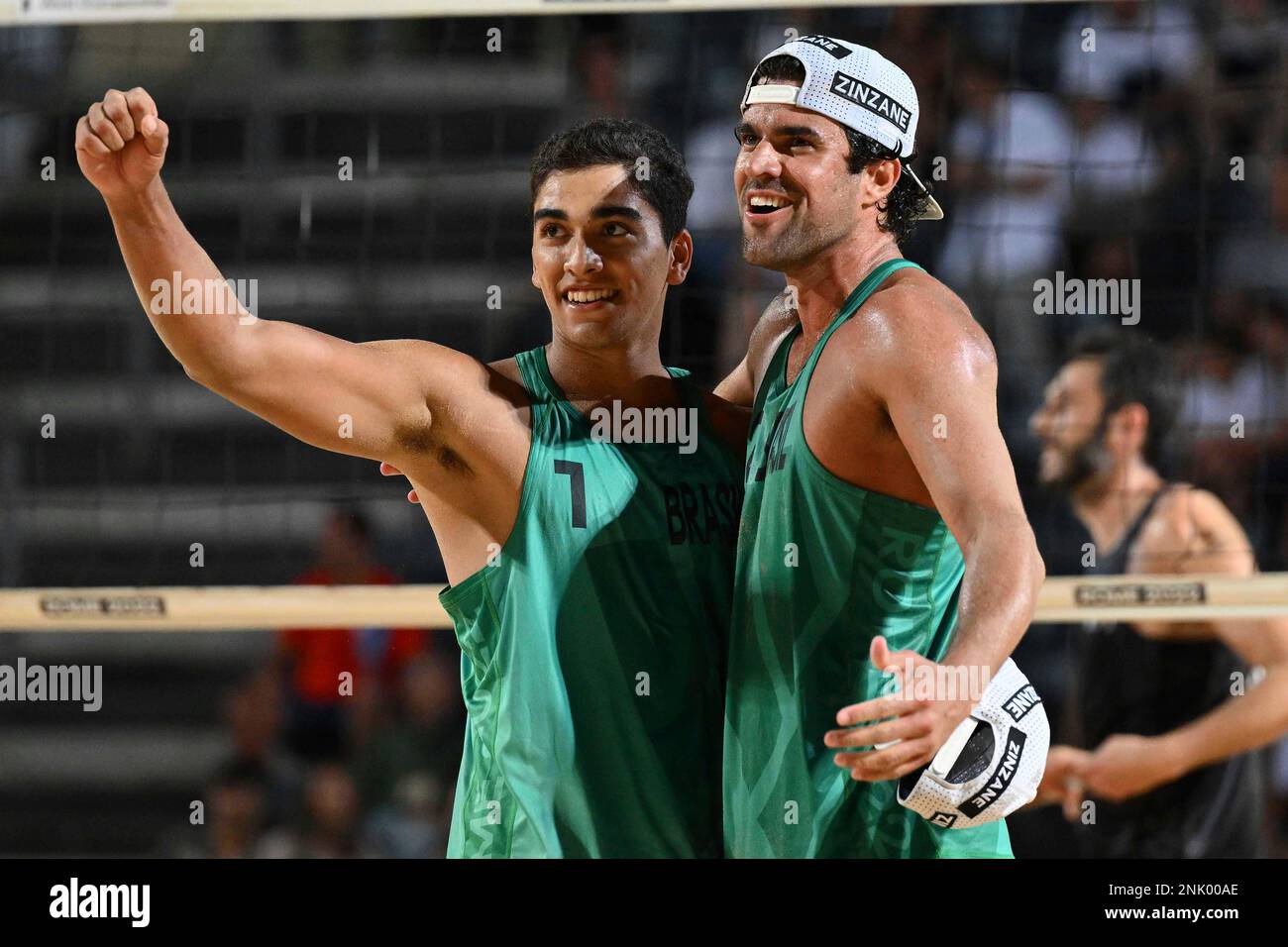 Brazil's Renato and Vitor Felipe celebrate after winning their men's ...