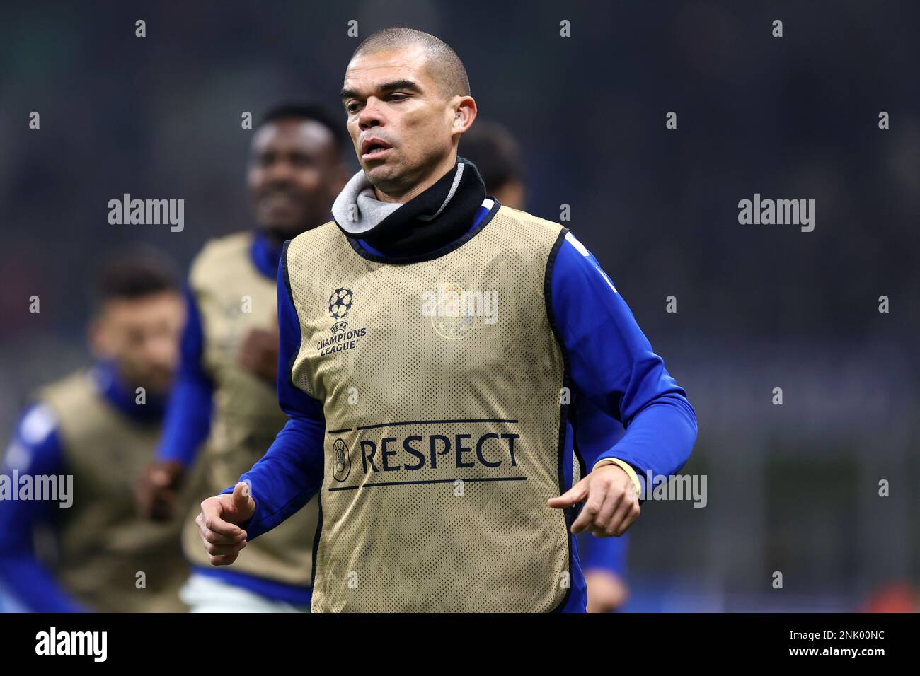 Milano Italy . February 22, 2023, Pepe Kepler of Fc Porto during warm ...