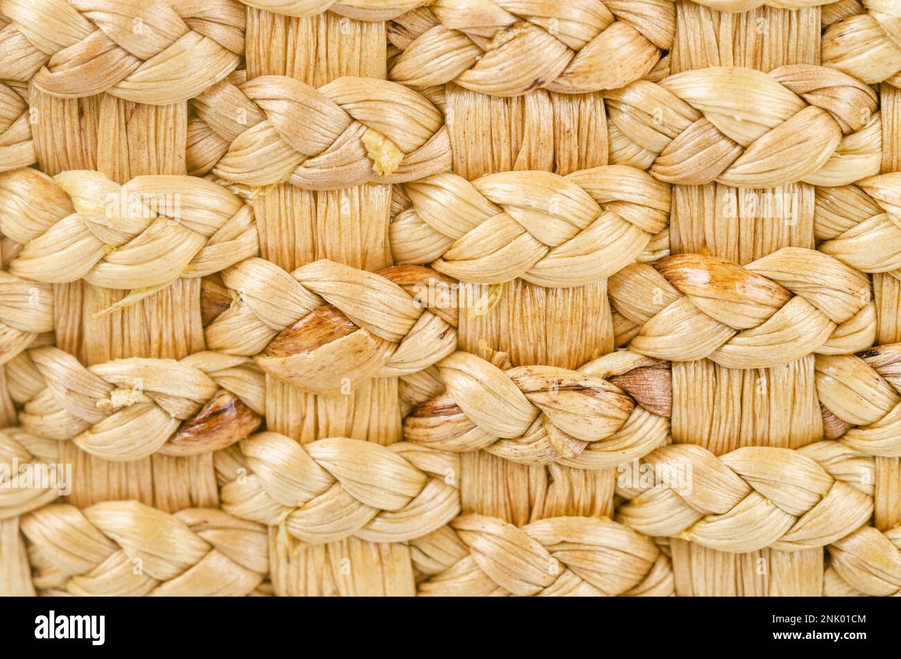 Basketry of water hyacinth ( Eichhornia crassipes ) pattern of weave of ...
