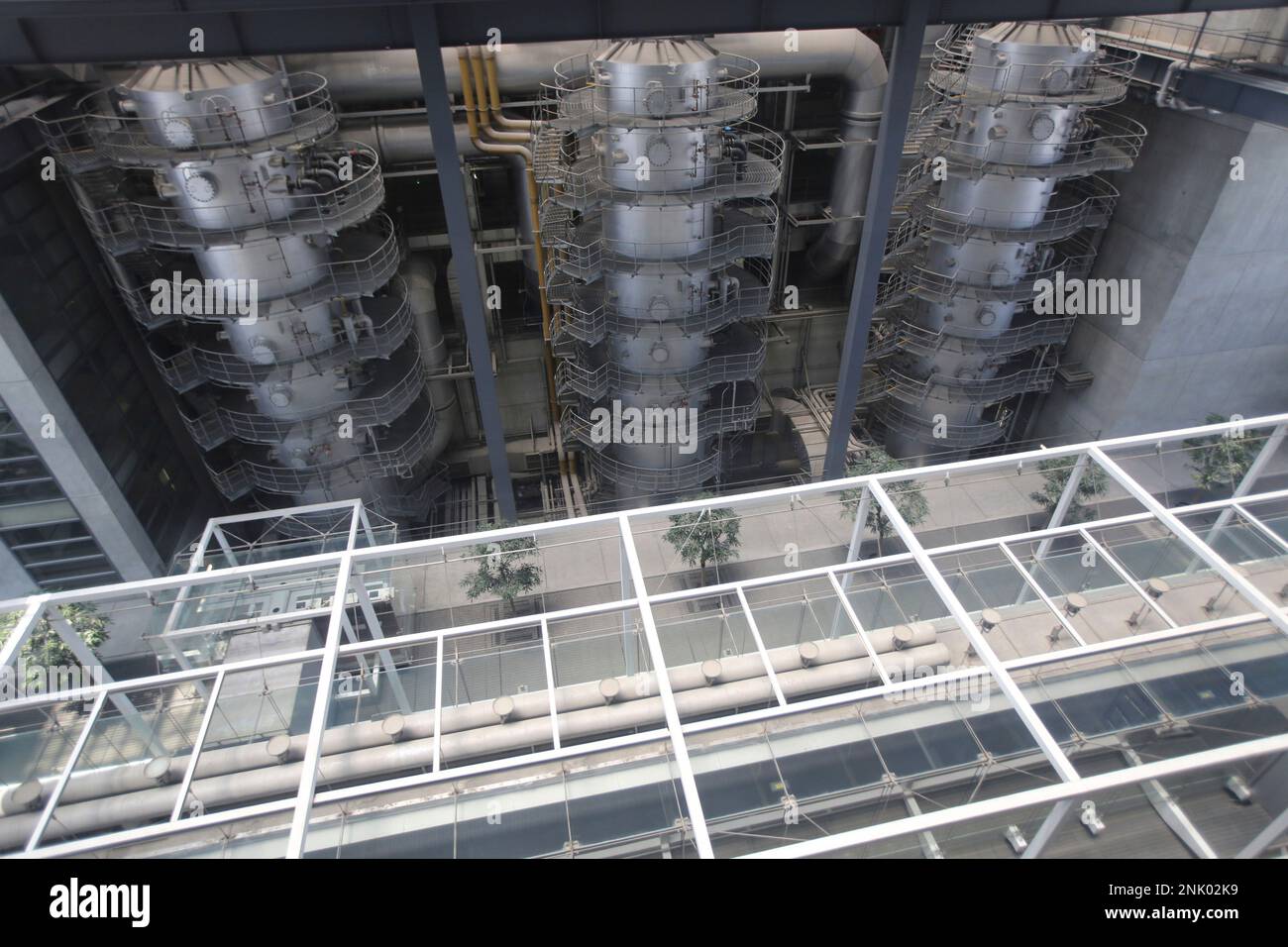 A photo shows the Naka Incineration Plant in Hiroshima City, Hiroshima ...