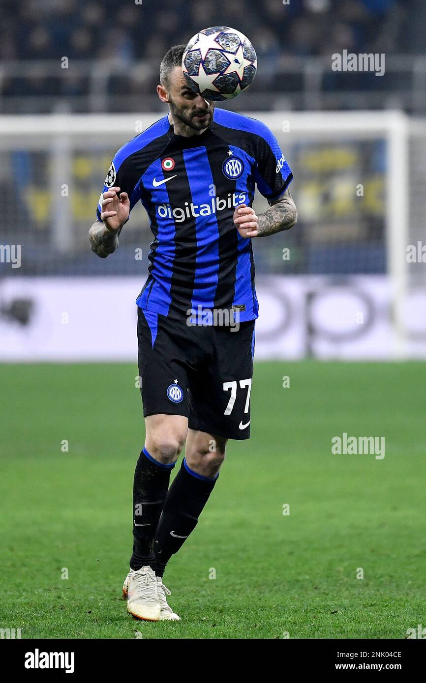 Marcelo Brozovic of Fc Internazionale in action during the Champions ...