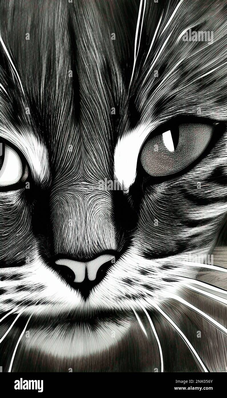 Fine art black white drawing hi-res stock photography and images - Alamy