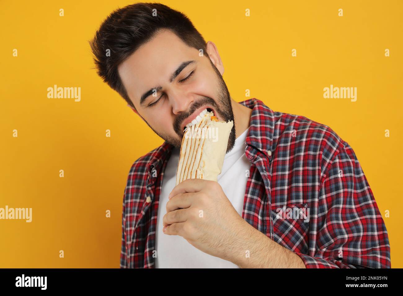Tasty shawarma hi-res stock photography and images - Alamy