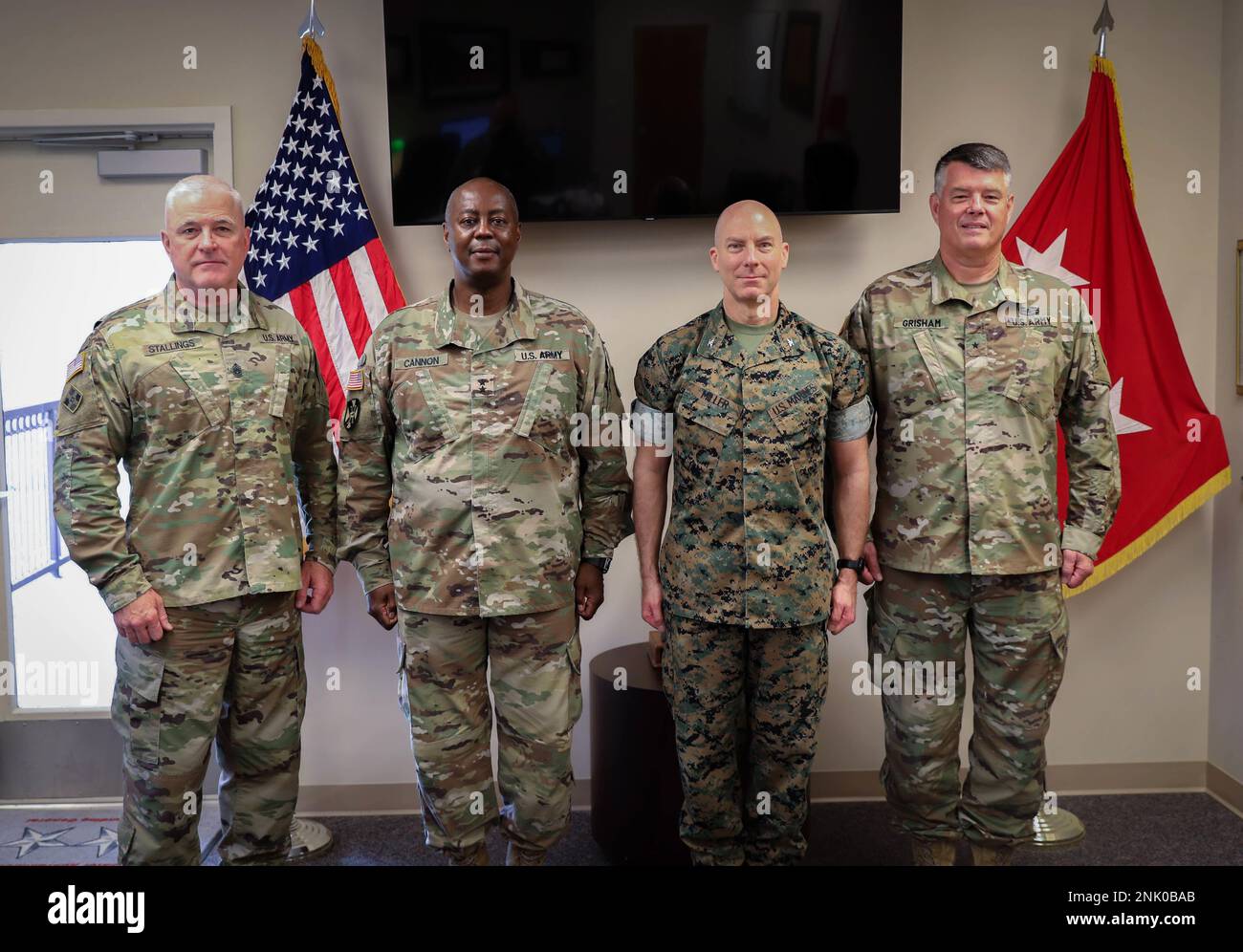 The 167th Theater Sustainment Command team poses for a picture with U.S ...