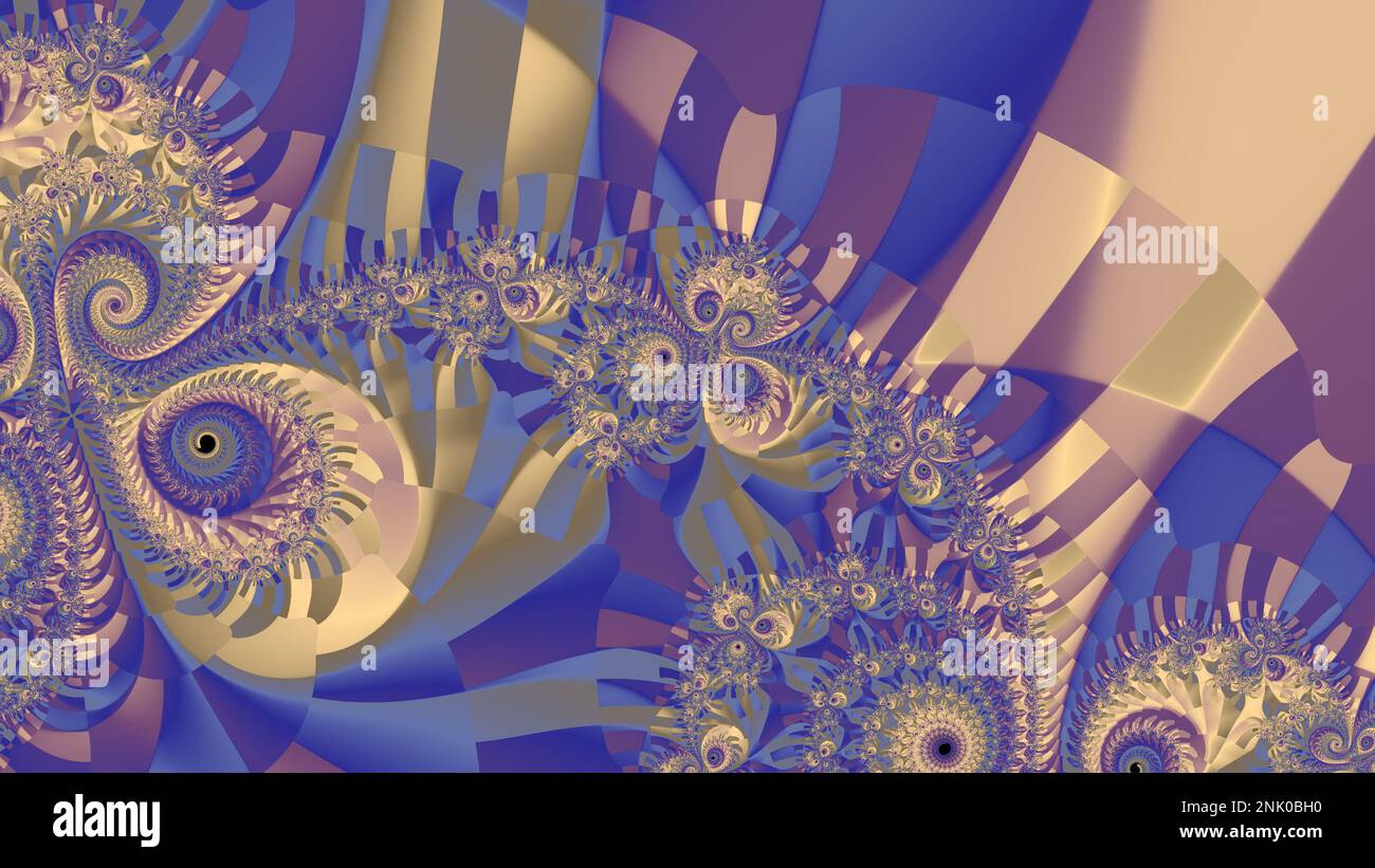 Abstract fractal background. Rainbow, pearlescent glow wallpaper ...