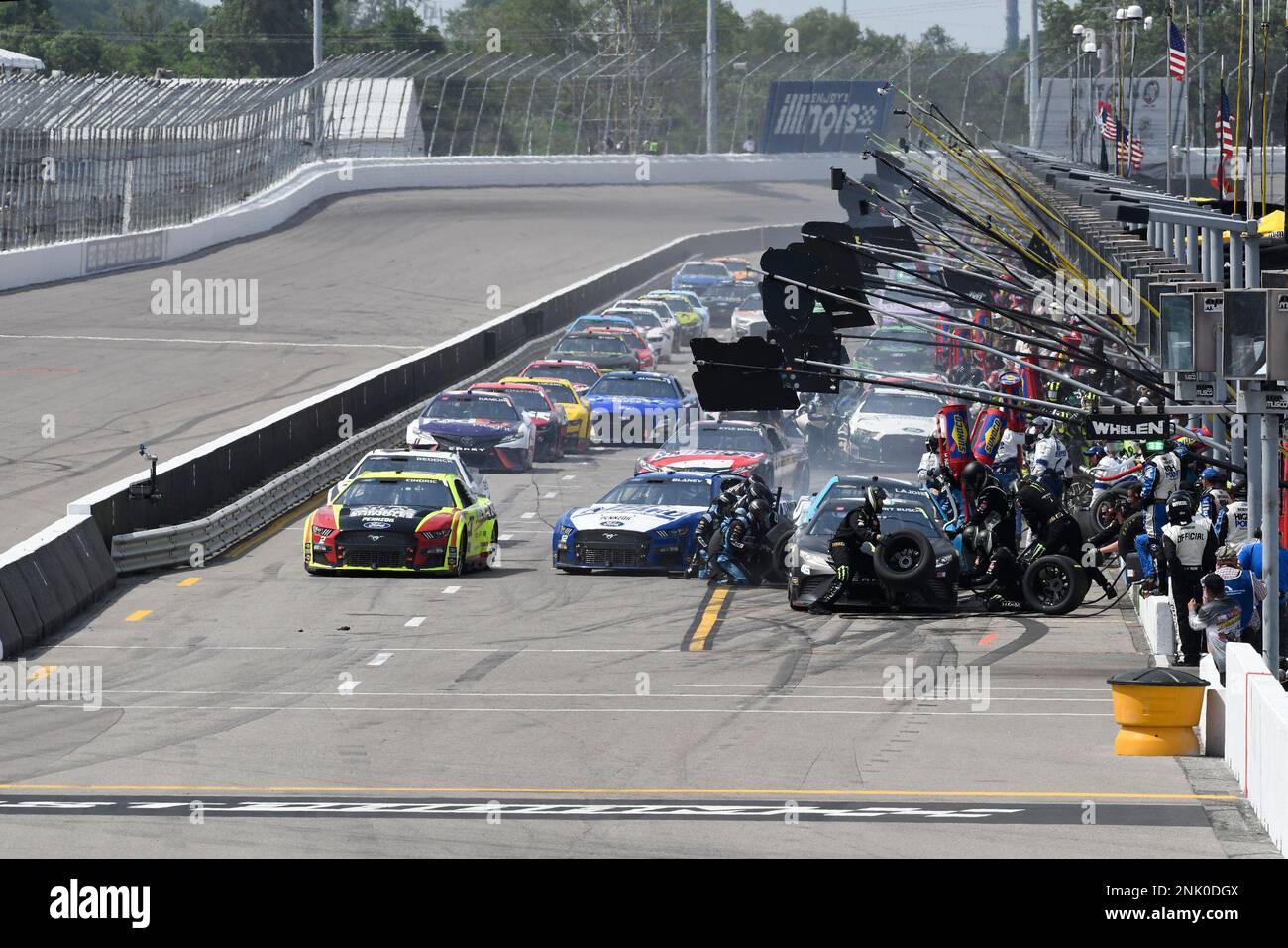 MADISON, IL - JUNE 05: Kurt Busch (45) 23XI Racing TRD Toyota Camry ...