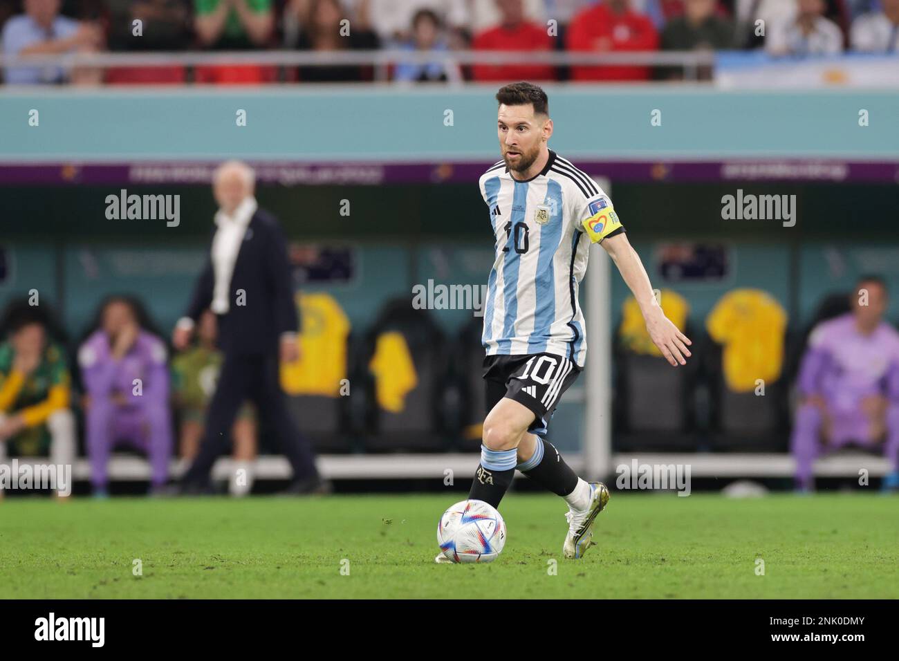 Ahmad Bin Ali Stadium, Qatar. 03rd Dec, 2022. Lionel Messi of Argentina ...