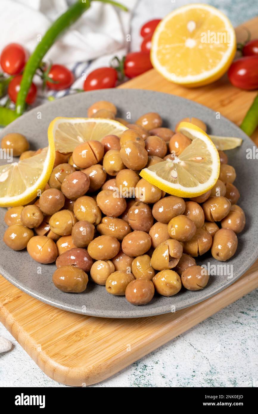 Scratched olives hi-res stock photography and images - Alamy