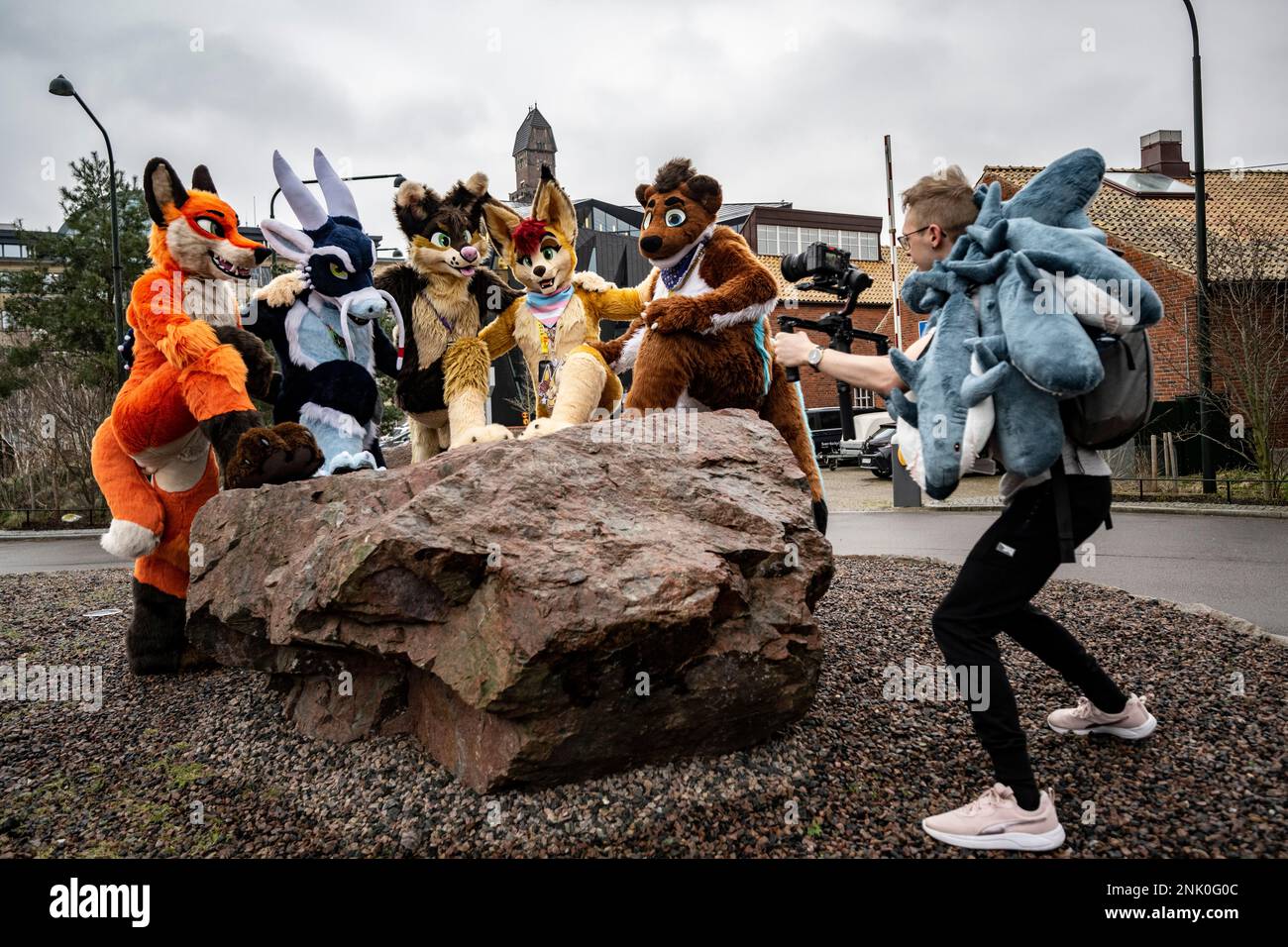 Malmö, Sweden, 23/02/2023, Thousands of furry creature have invaded ...