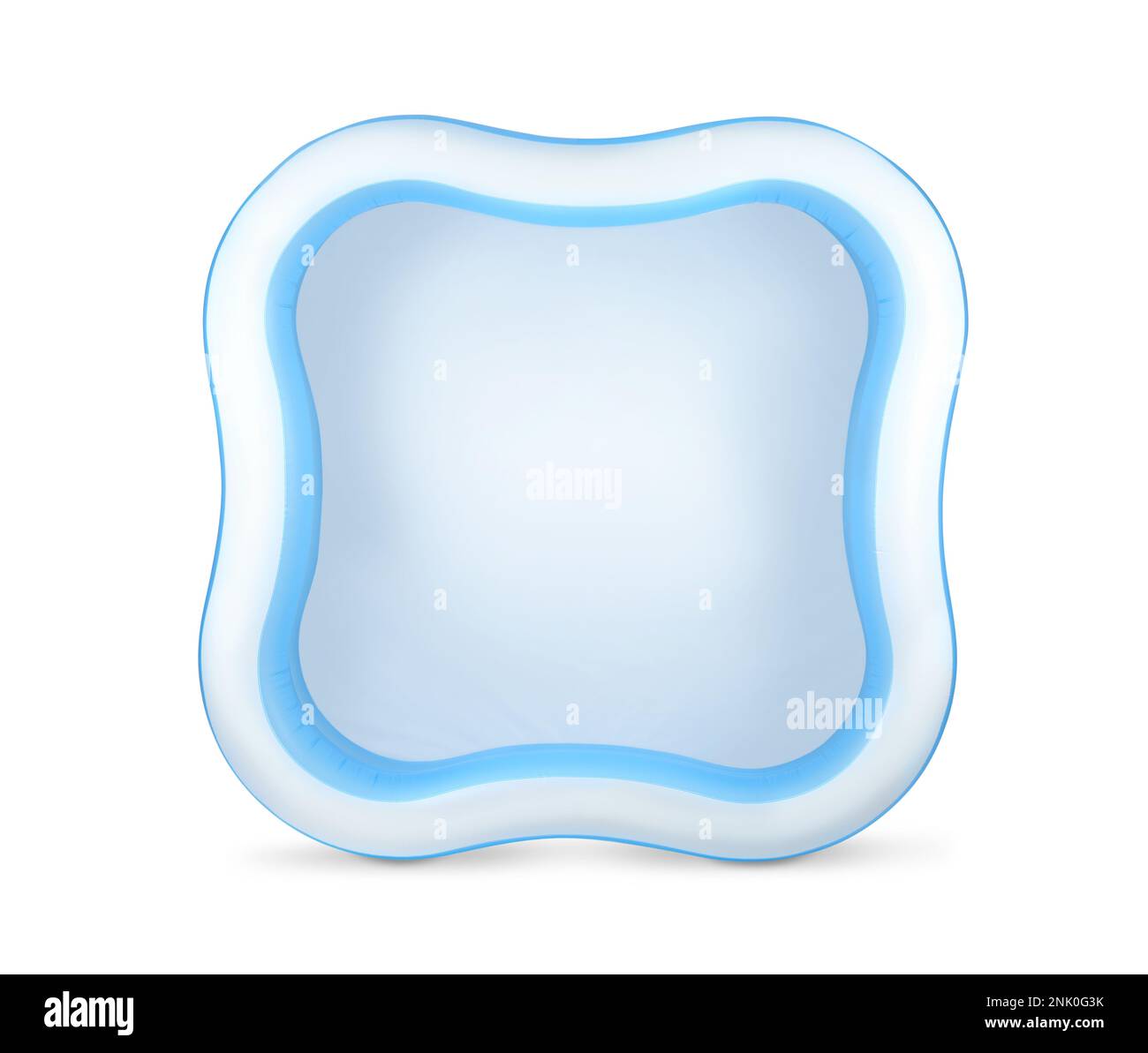 Inflatable rubber swimming pool isolated on white Stock Photo - Alamy
