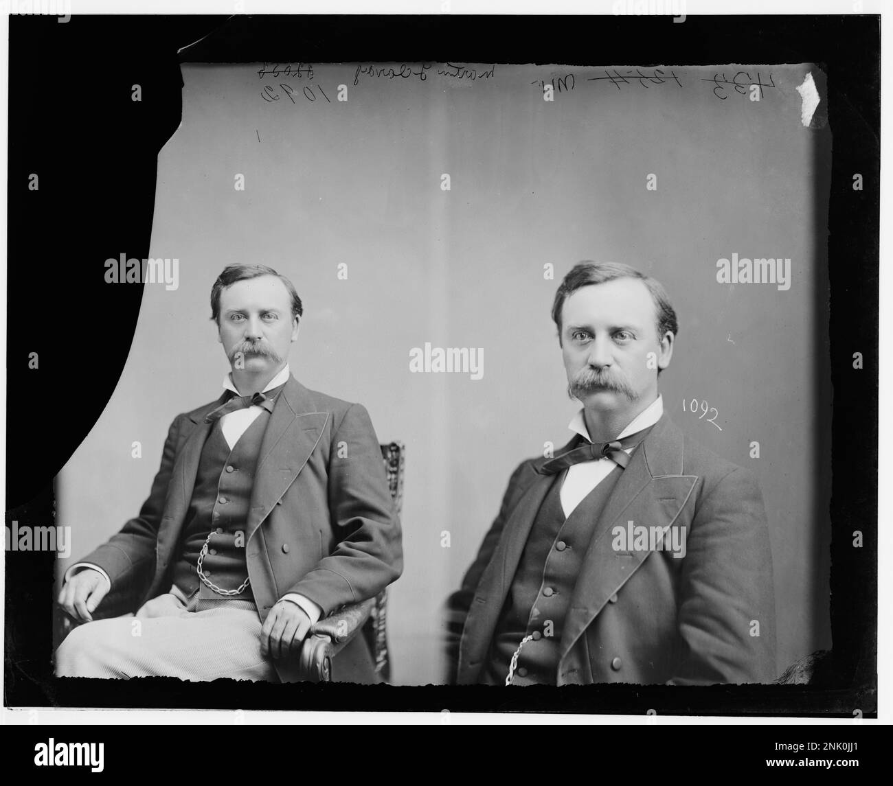 Portrait of Hon. Martin L. Clardy, Missouri politician, captured in a ...