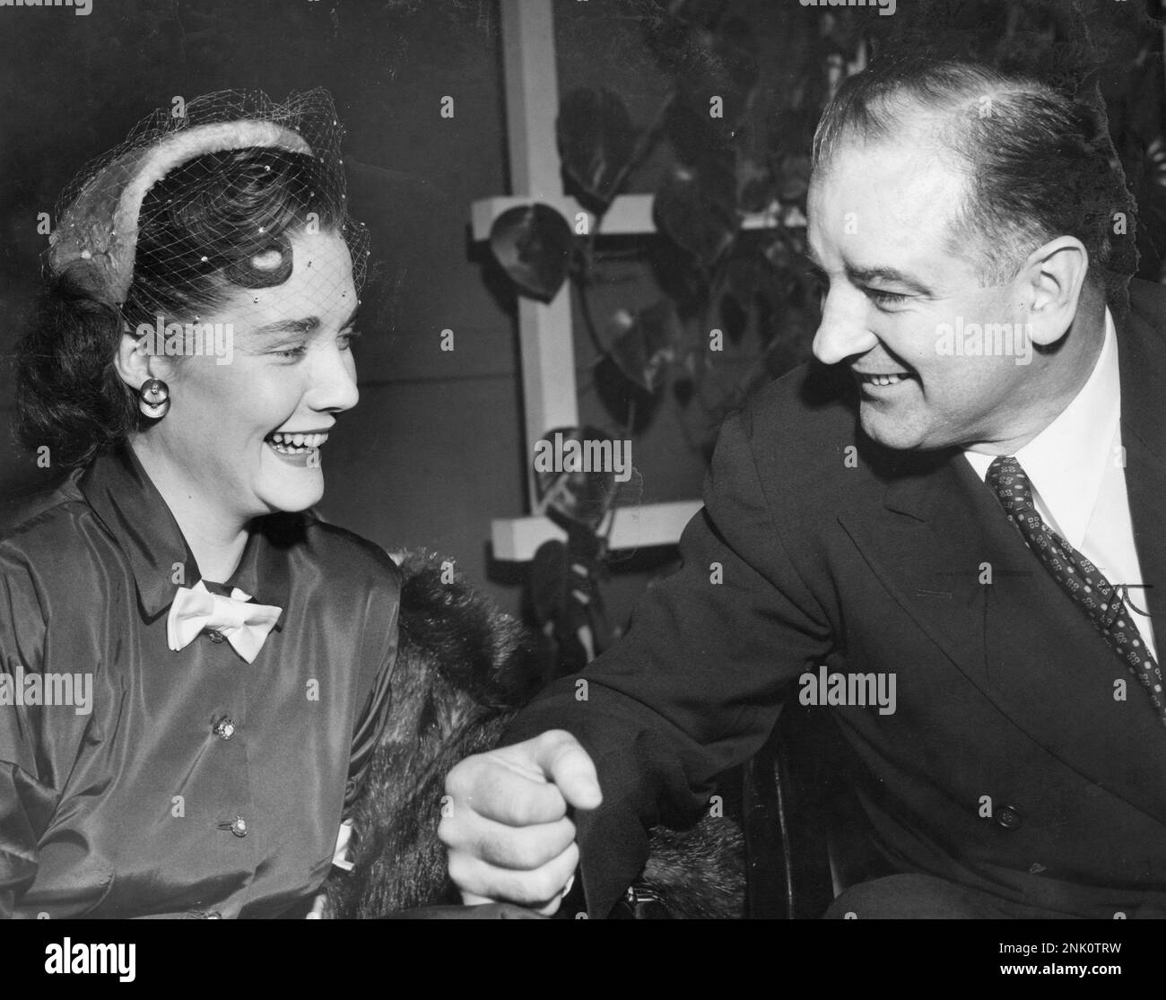 Senator Joseph McCarthy, with his wife, February 10, 1954 (Ken ...