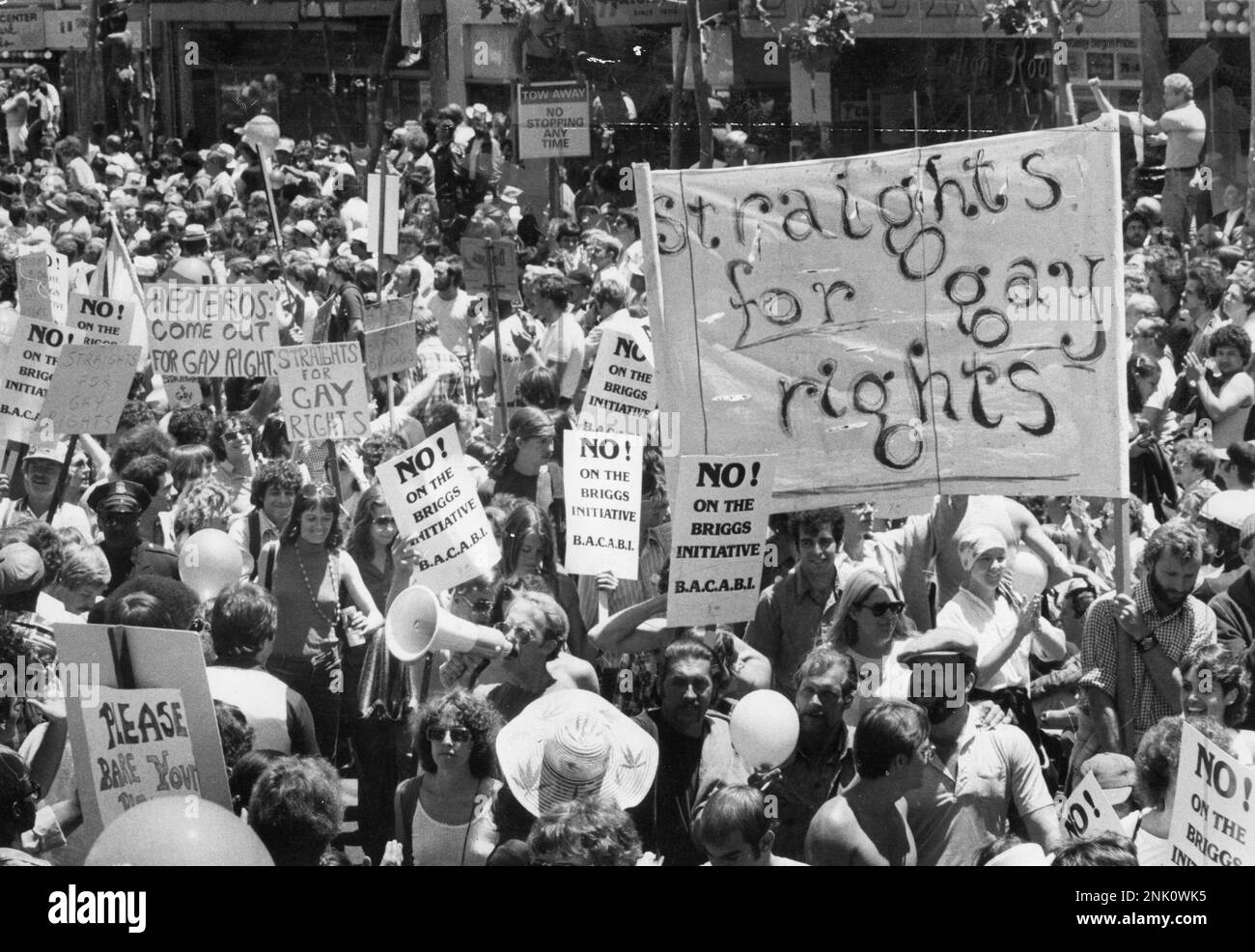 A strong presence agains the Briggs Initiative at the march, June 25 ...