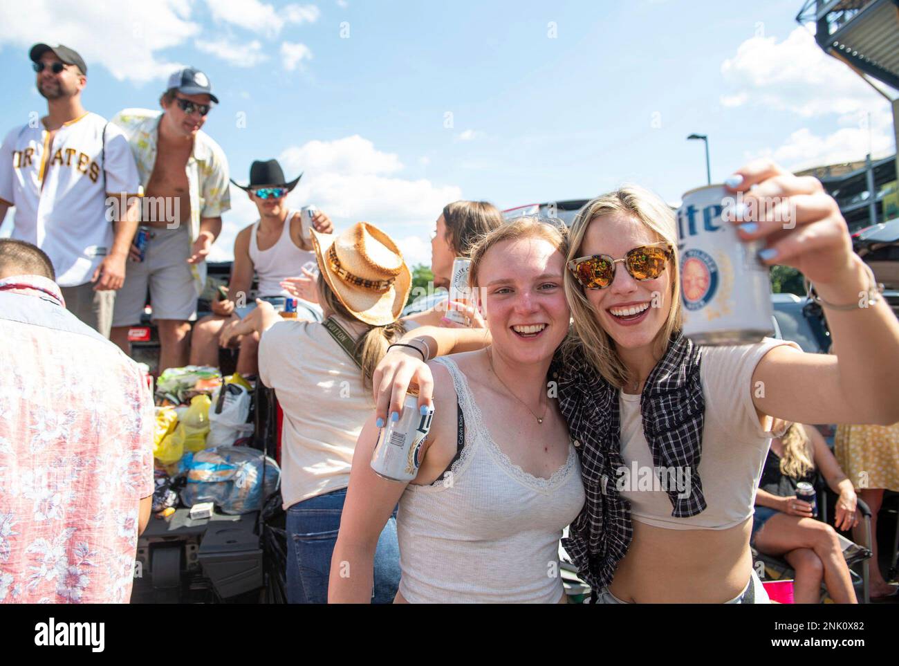 Friends Olivia Coyne, left, of McCandless, and Emily Nettesheim, of ...