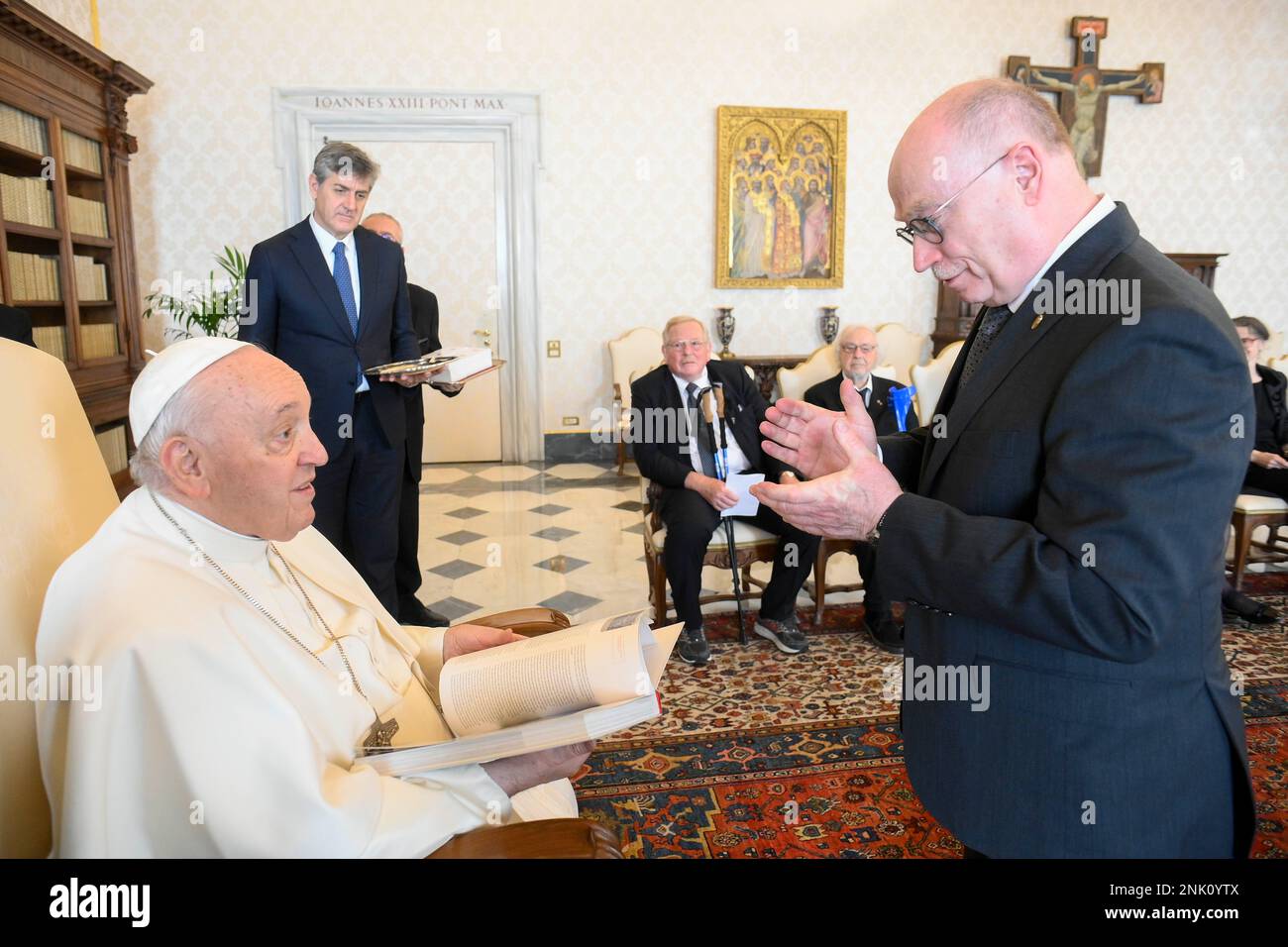 Vatican, Vatican. 23rd Feb, 2023. Italy, Rome, Vatican, 2023/2/23. Pope ...