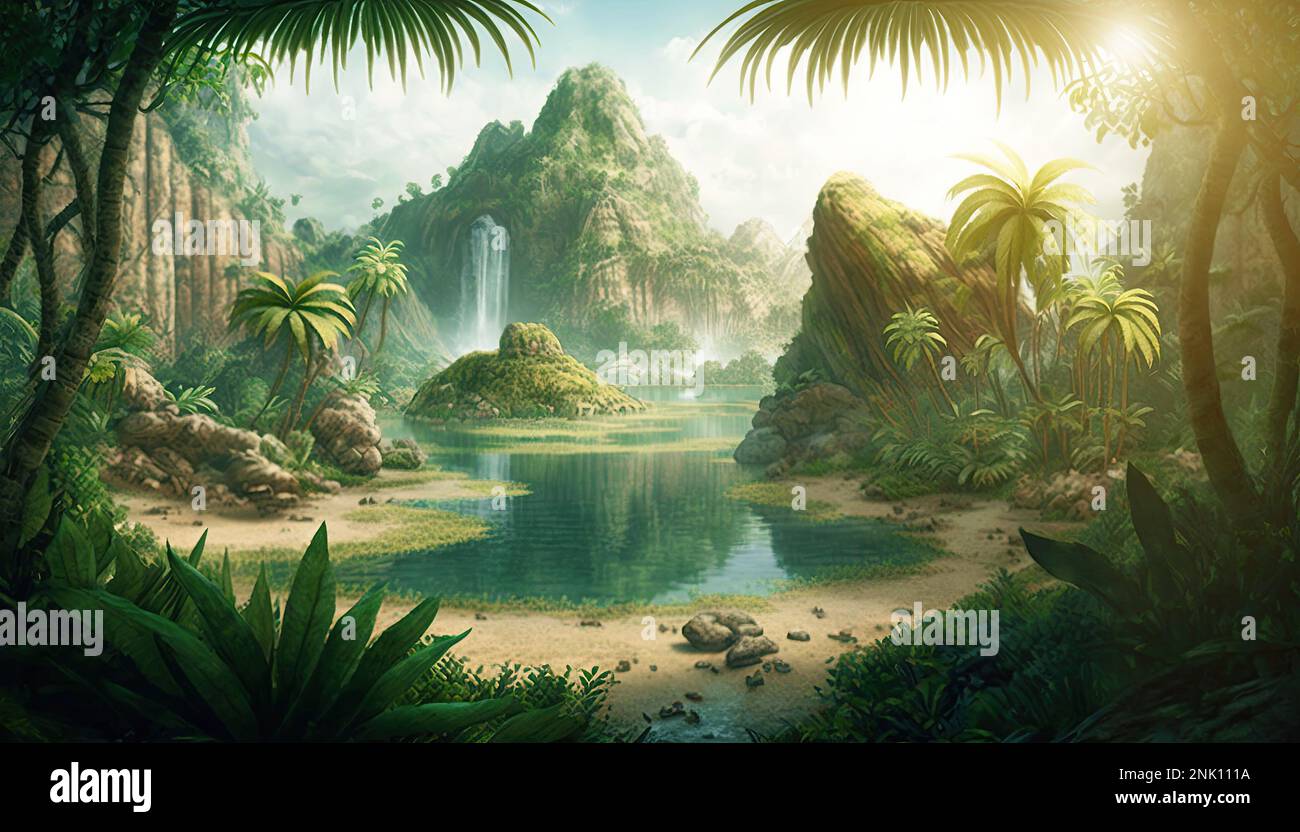 GAME BACKGROUND: 10,000 BC mountains had snow-capped peaks and forests ...