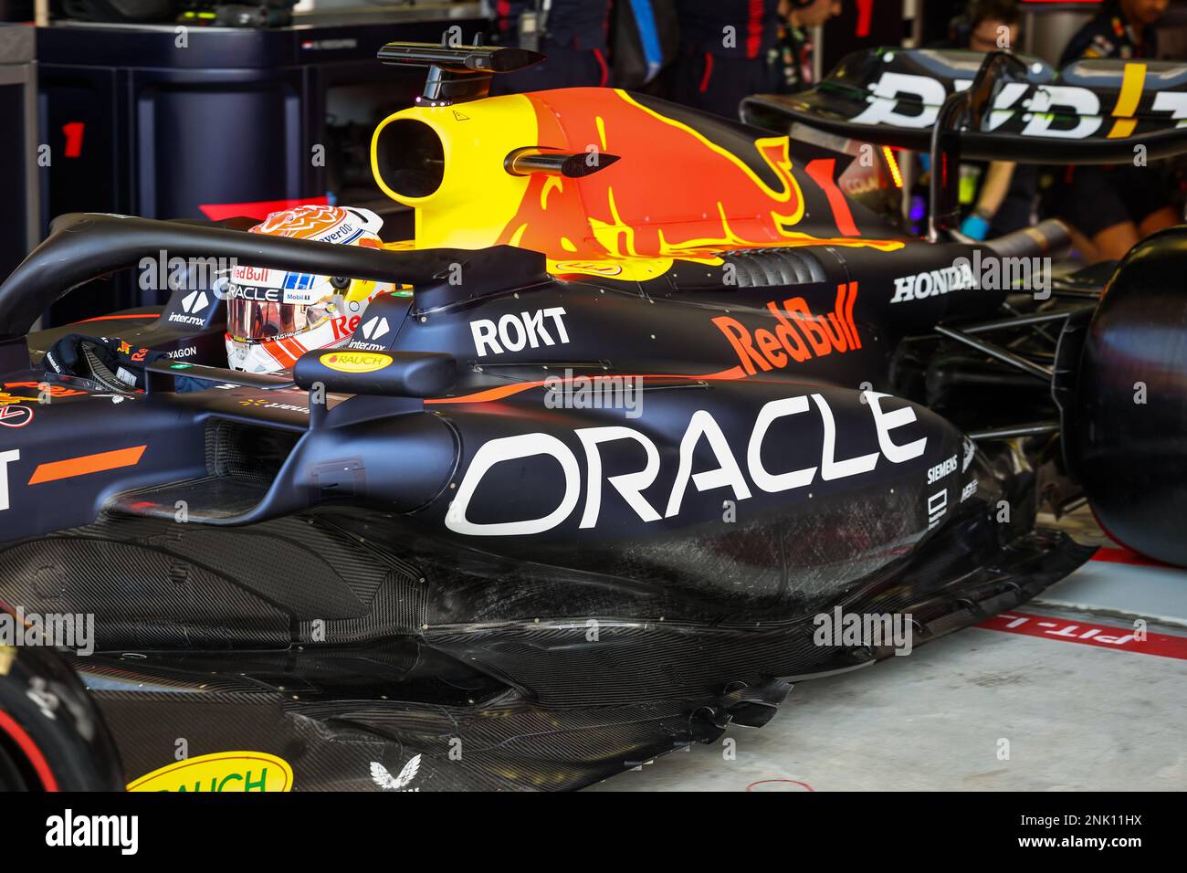 February 23, 2023, Rome, Bahrain: Red Bull Racing RB19, mechanical ...