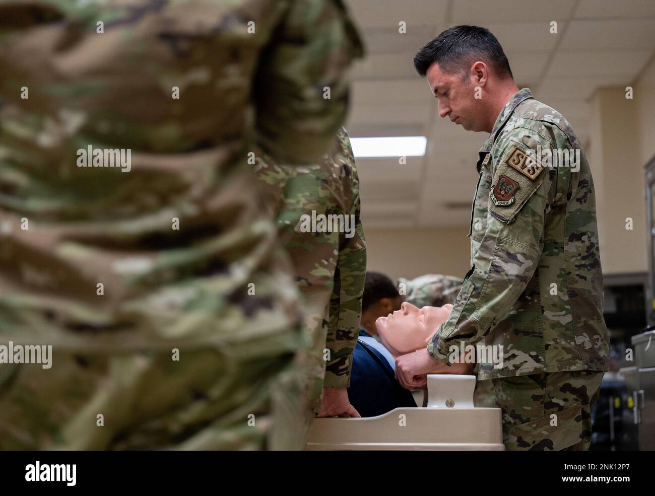 Tech. Sgt. Mark Smitley, Air Force Mortuary Affairs Operations dress ...